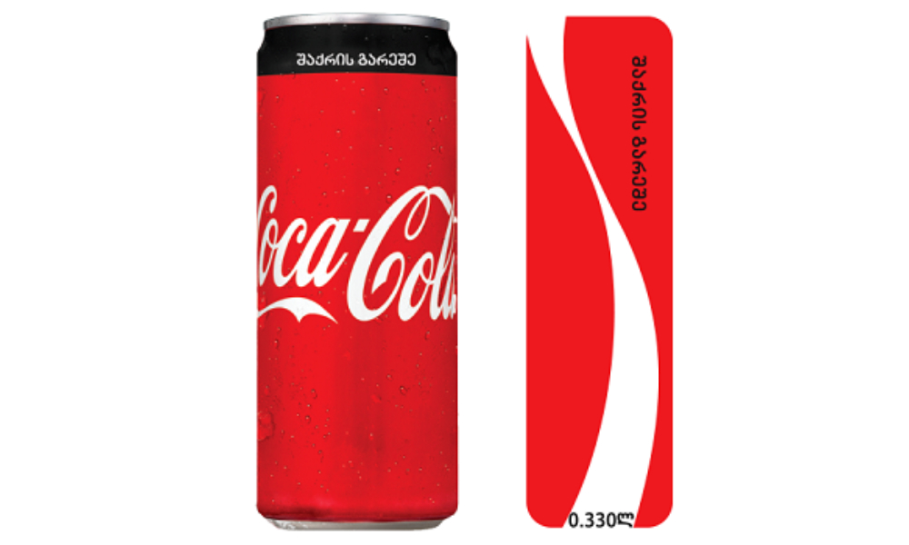 Georgita | ჯორჯიტა - 0.330ლ კოკა-კოლა შაქრის გარეშე(12ც.)